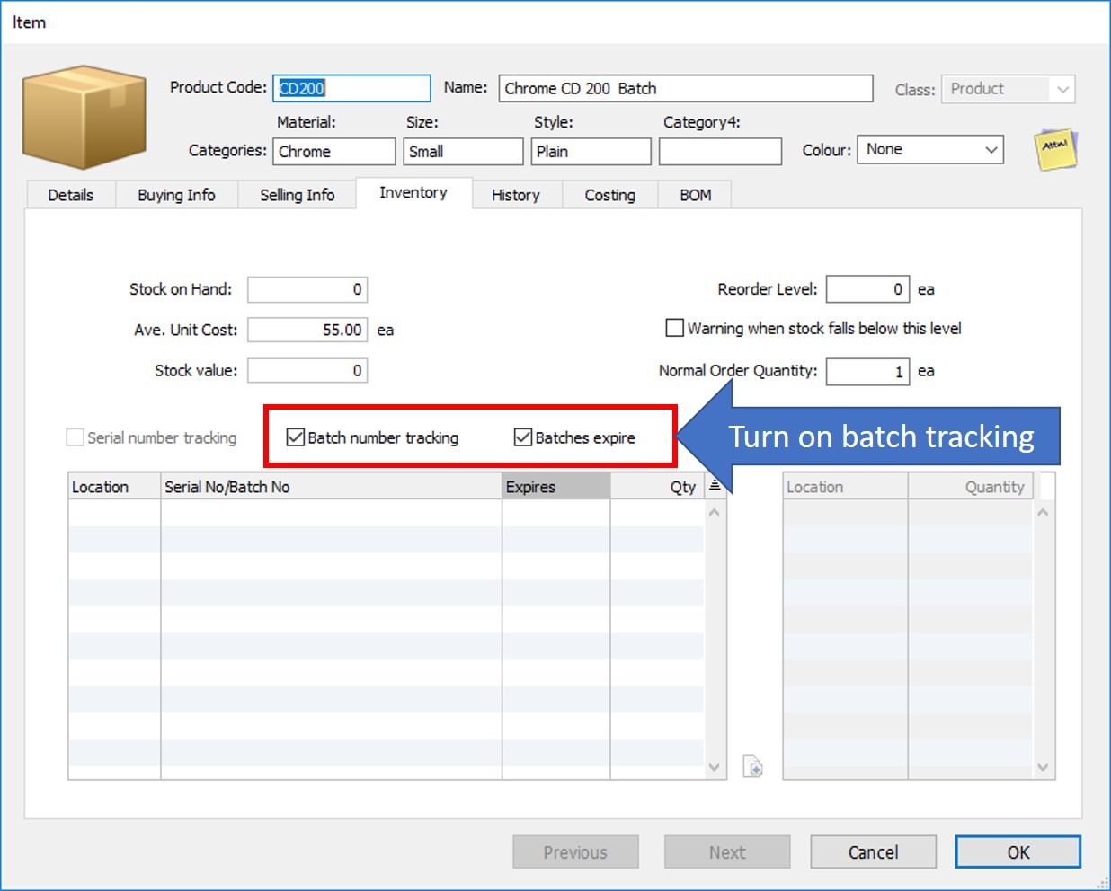 Product Batch Tracking Advanced Micro Control Moneyworks For Smes